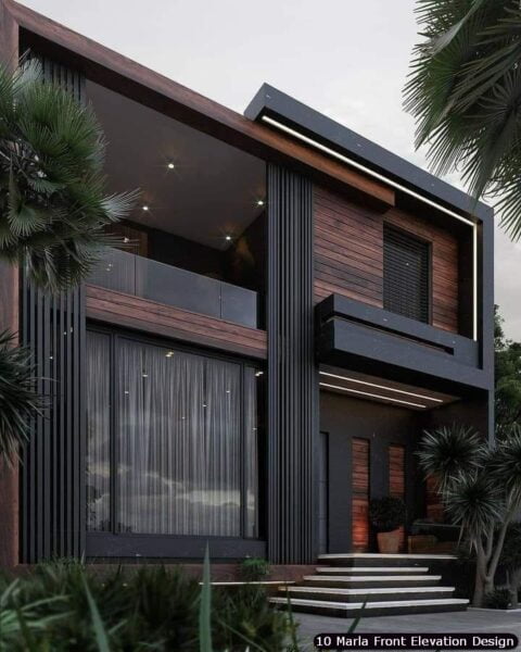 50 Stunning Front Elevation Designs for a 10 Marla House