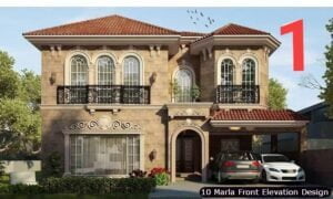 50 Stunning Front Elevation Designs for a 10 Marla House