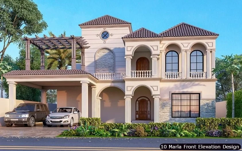 Front Elevation 10 Marla Single Story House Design In Pakistan Wow