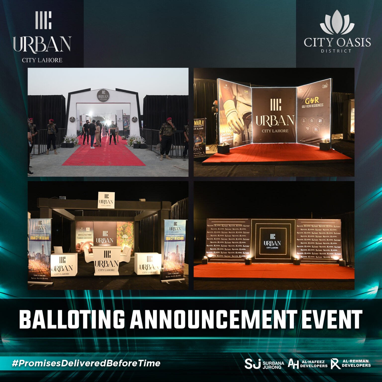 City Oasis’s Balloting Announcement Event at Urban City Lahore