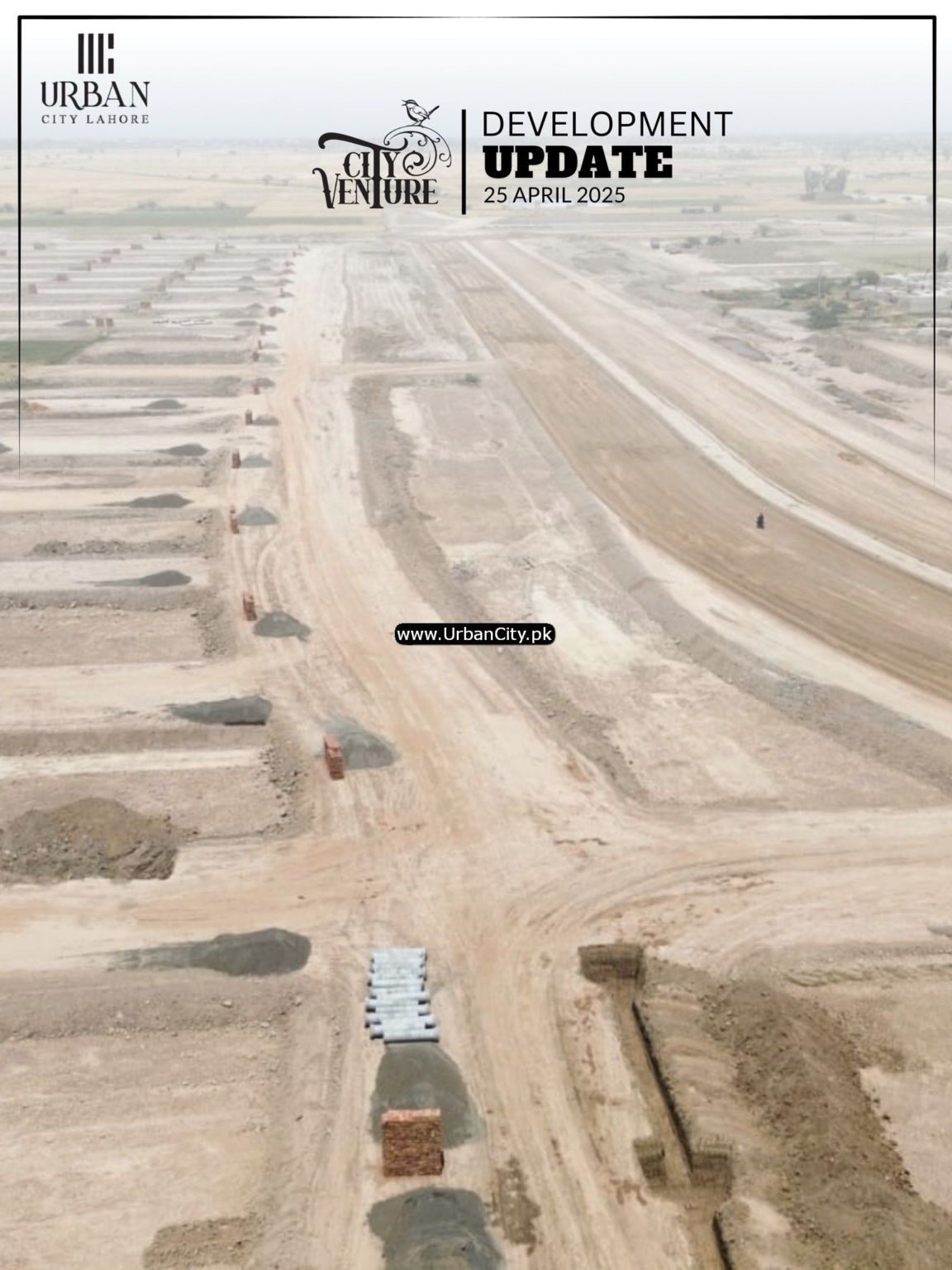 Latest Development Updates for City Venture Block, Urban City Lahore