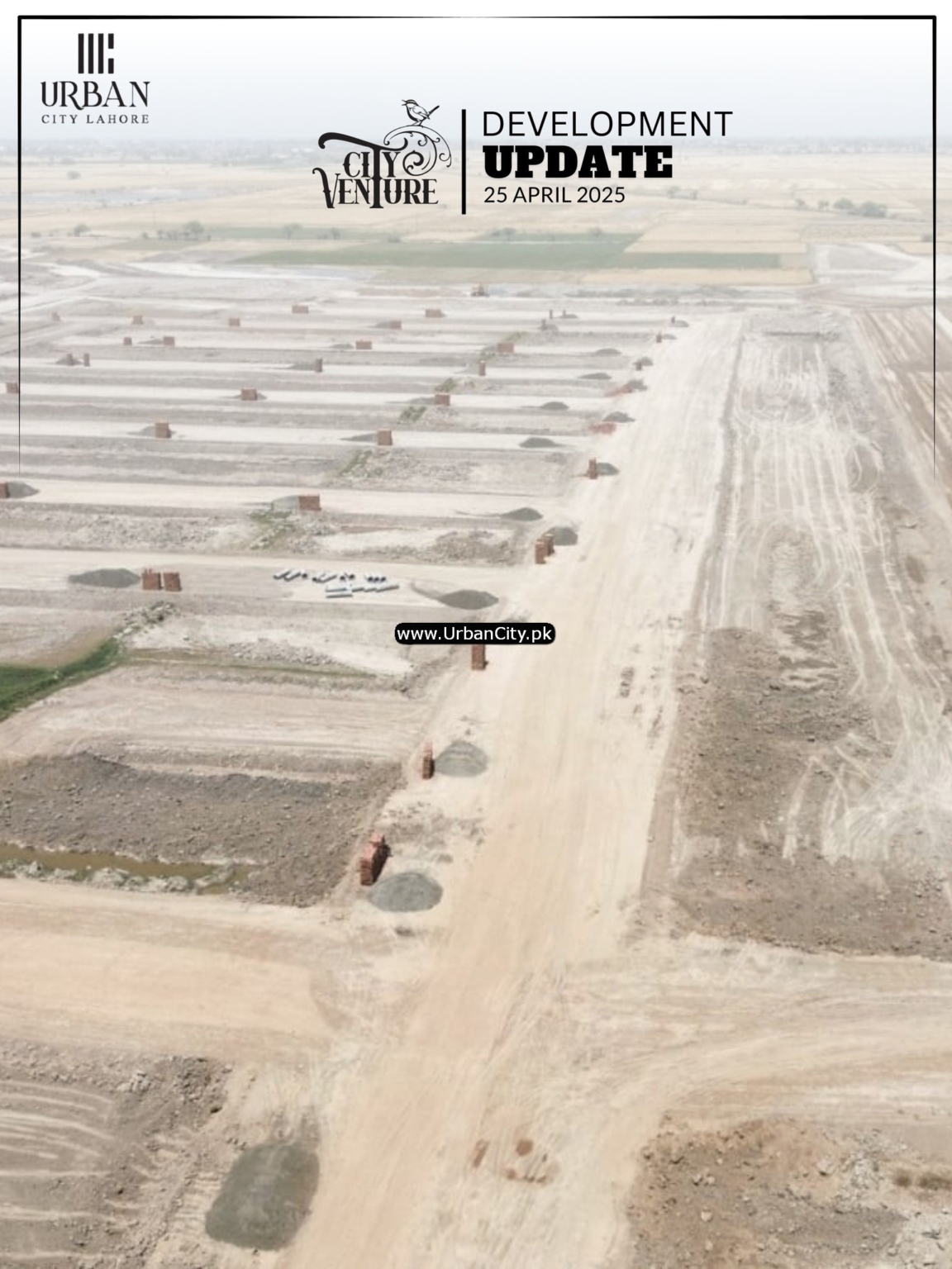 Latest Development Updates for City Venture Block, Urban City Lahore