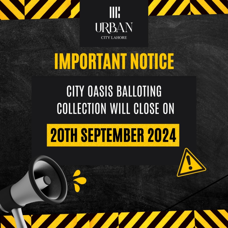 The First Balloting of City Oasis Block at Urban City Lahore