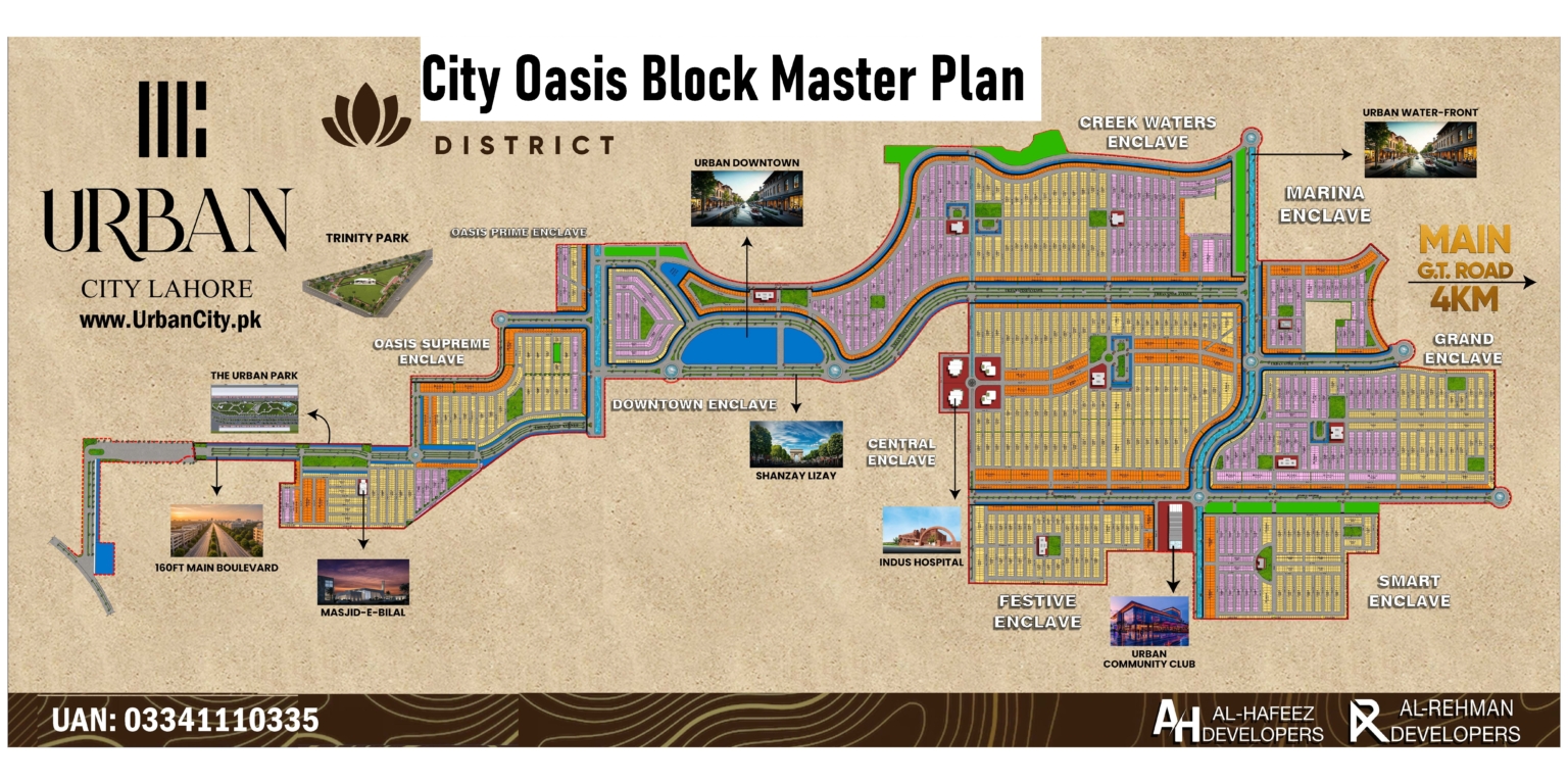 City Oasis District Block: A Tranquil Haven in Urban City Lahore