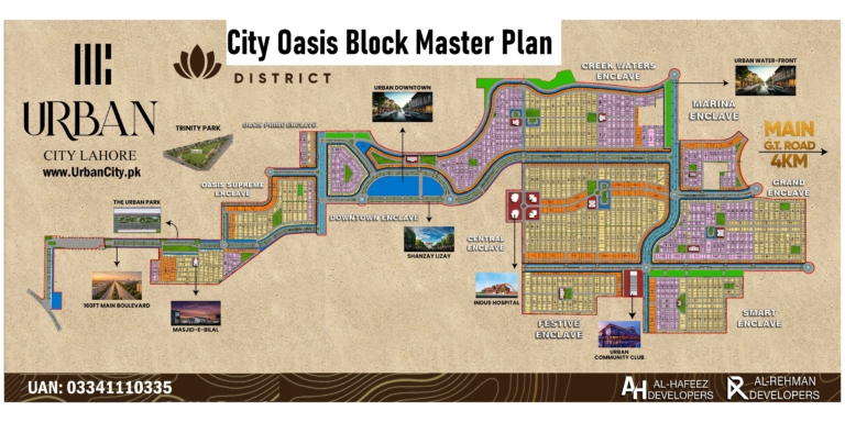 City Oasis District Block: A Tranquil Haven in Urban City Lahore