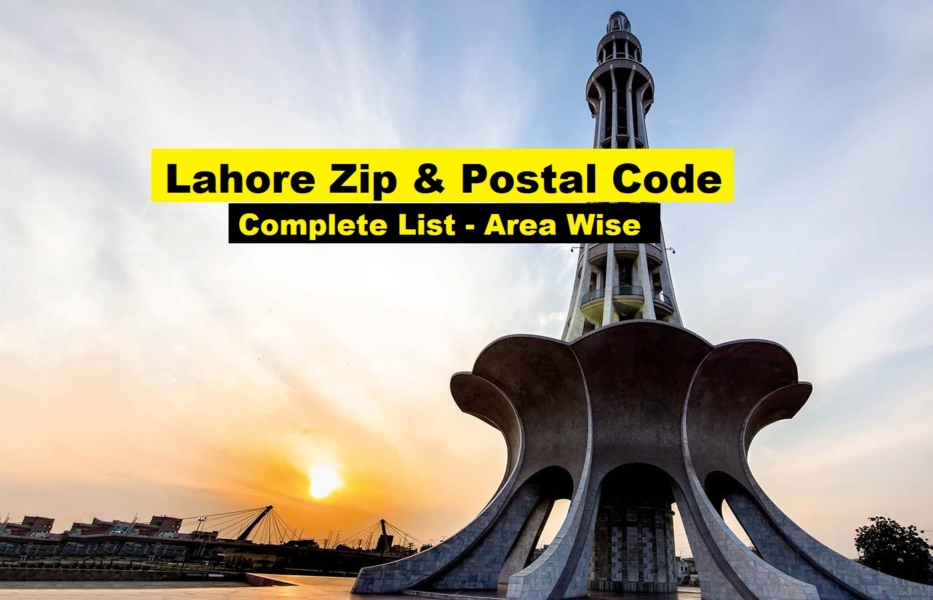 Lahore Postal & Zip Code: Complete Area-wise List 2025 - Urban City Lahore